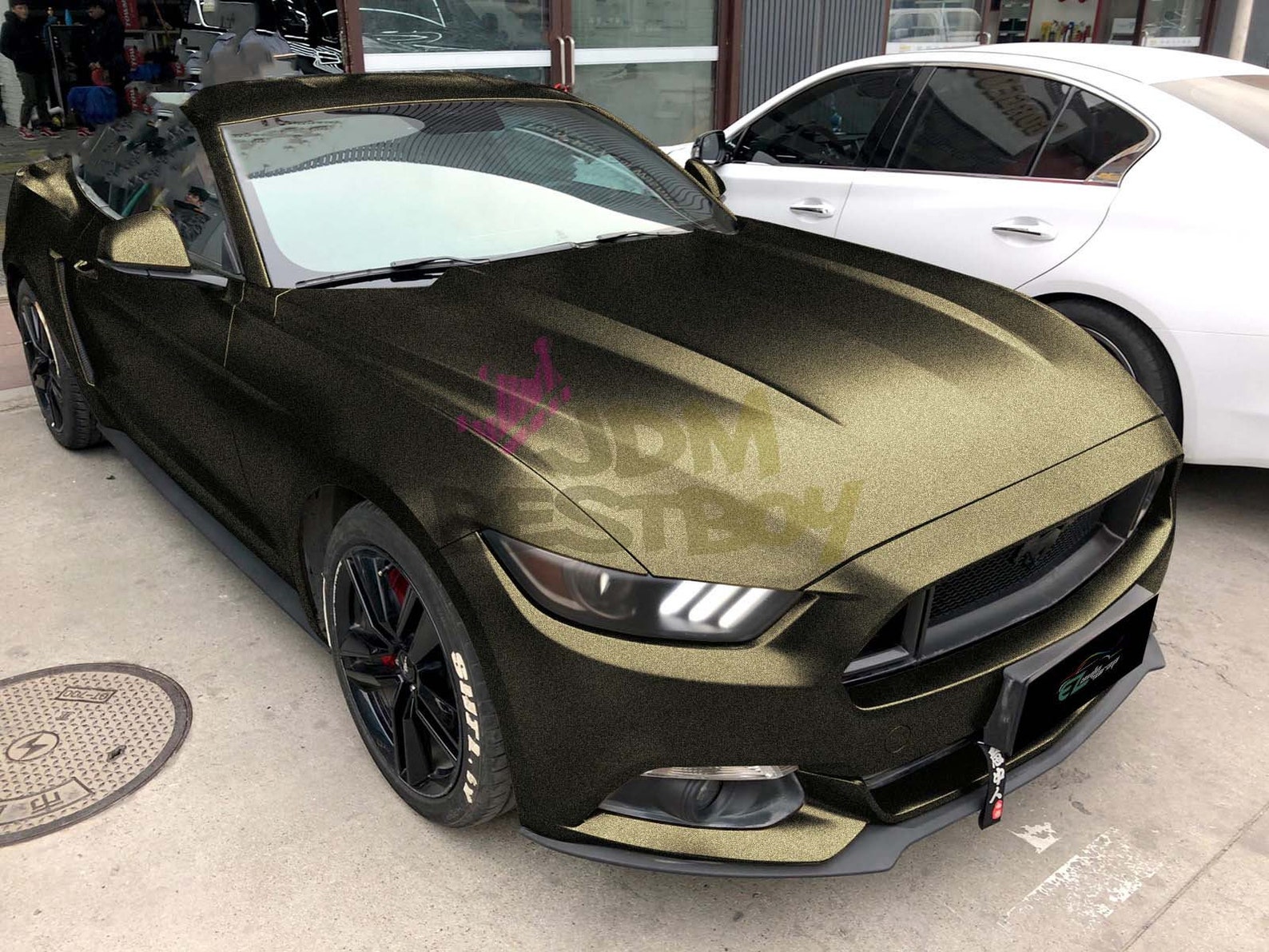 Chameleon Matte Metallic Diamond Black Gold Color Shift Car | Etsy