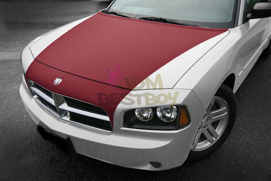 Burgundy 3D Matte Carbon Fiber Texture Car Vehicle Vinyl Wrap | Etsy