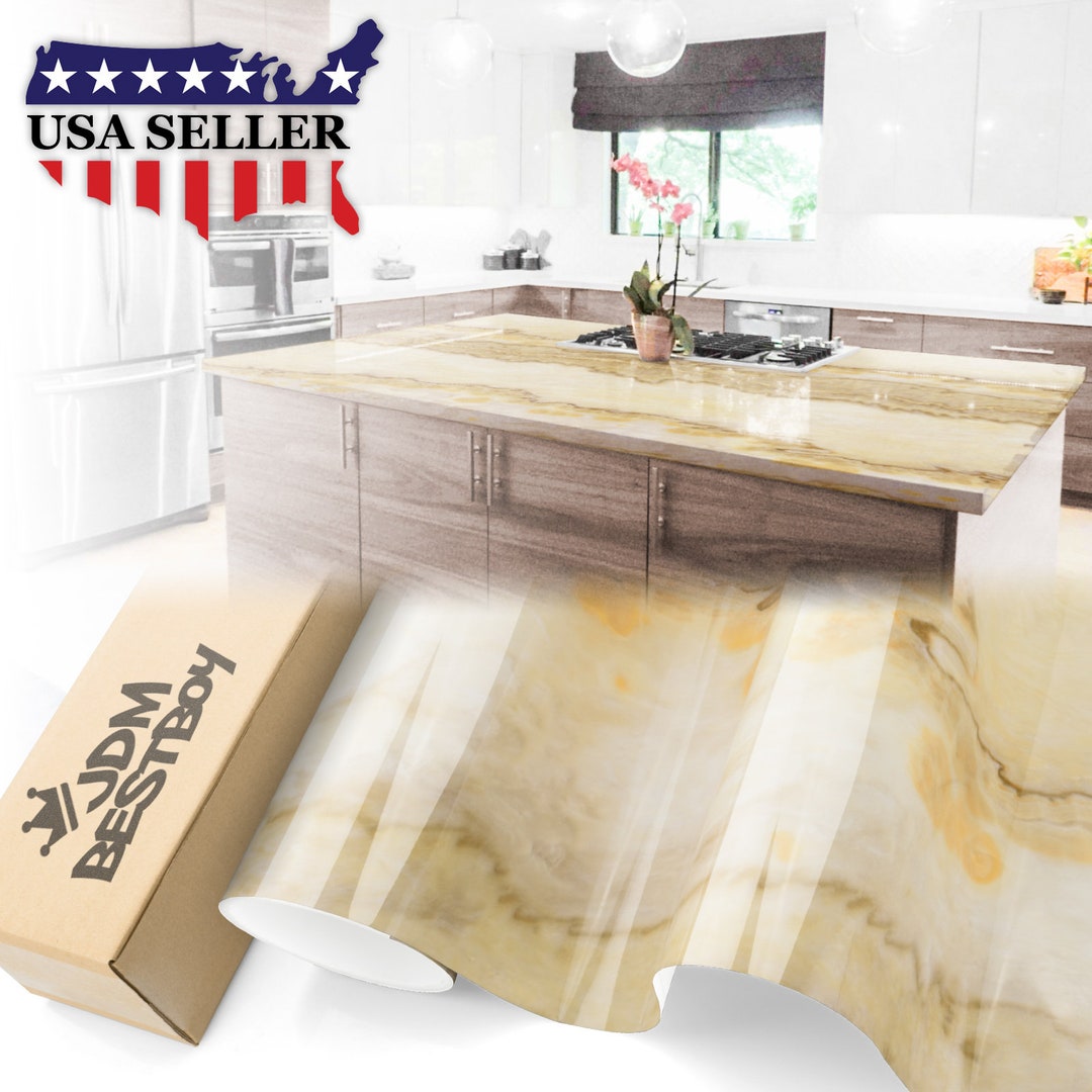 Gloss Marble D28 Granite Look Vinyl Wrap Sticker Decal Car Vehicle ...