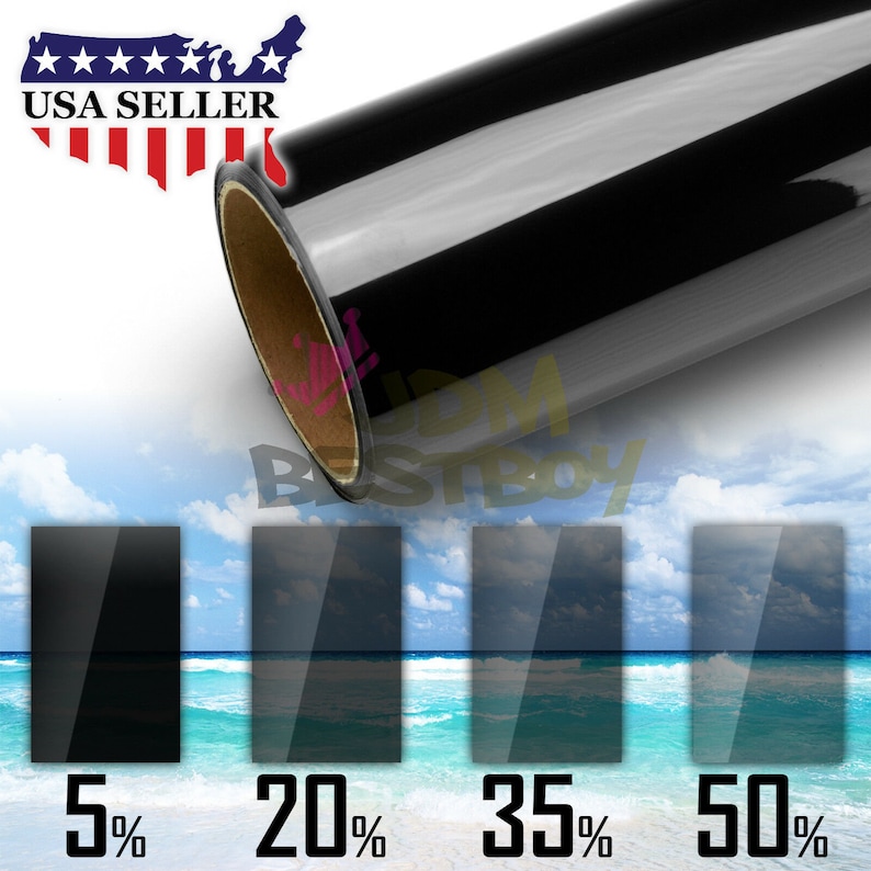 39 Window Tint Film Charcoal Black Smoke Car Office - Etsy