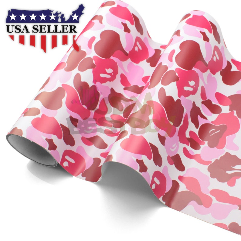 Pink Ape Camouflage Camo Car Vinyl Wrap Sticker Decal Air - Etsy