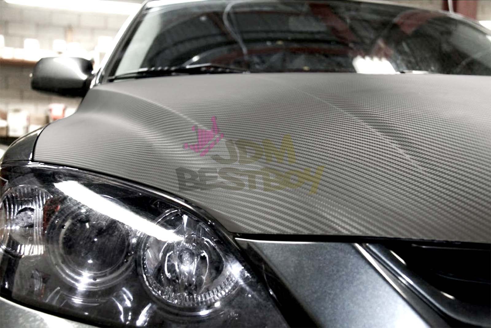Gray 3D Matte Carbon Fiber Texture Car Vehicle Vinyl Wrap - Etsy