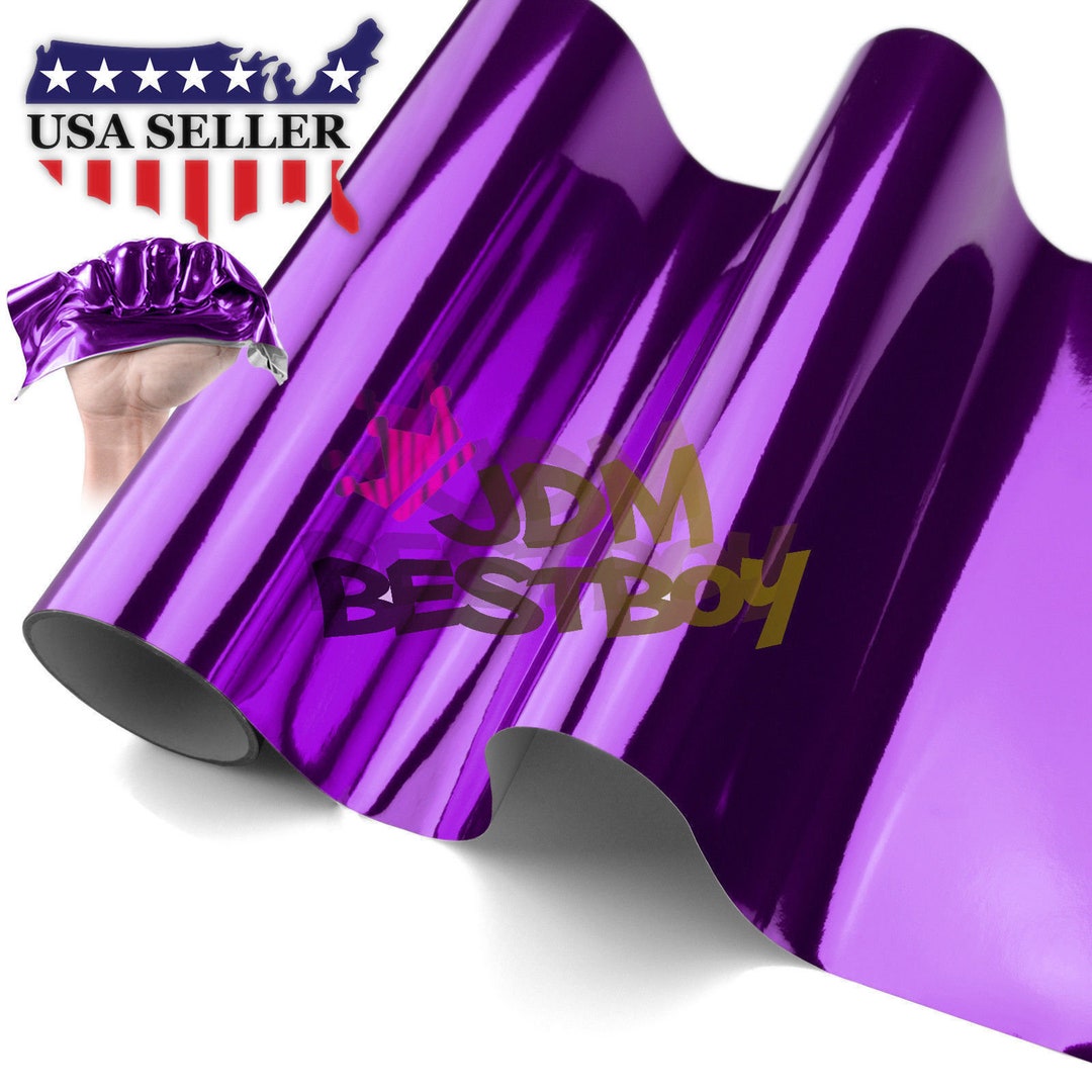 Purple Supercast Chrome Car Vinyl Wrap Easy Stretch Sticker - Etsy