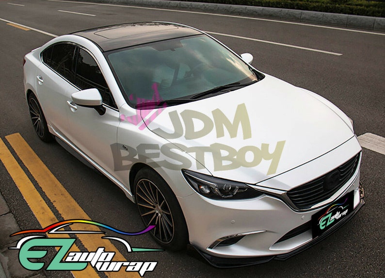 Premium Matte Metallic Satin Pearl White Vinyl Wrap Sticker - Etsy