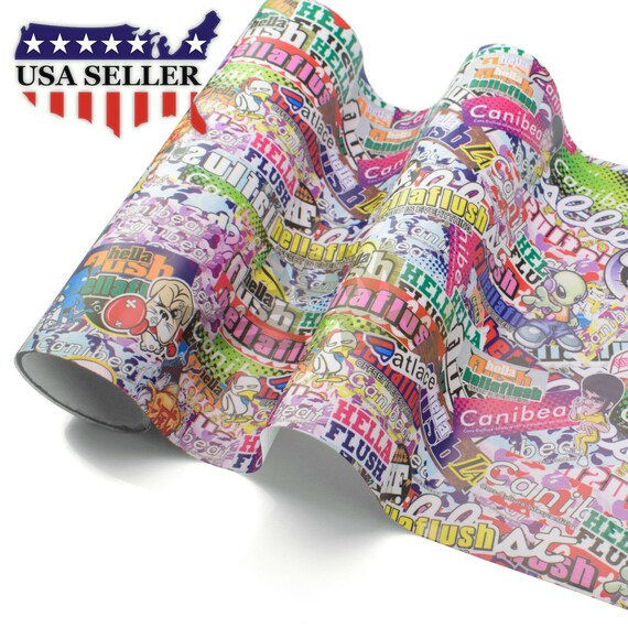 Sticker Bomb Vinyl Wrap Decal Film Graffiti Cartoon DIY HF - Etsy