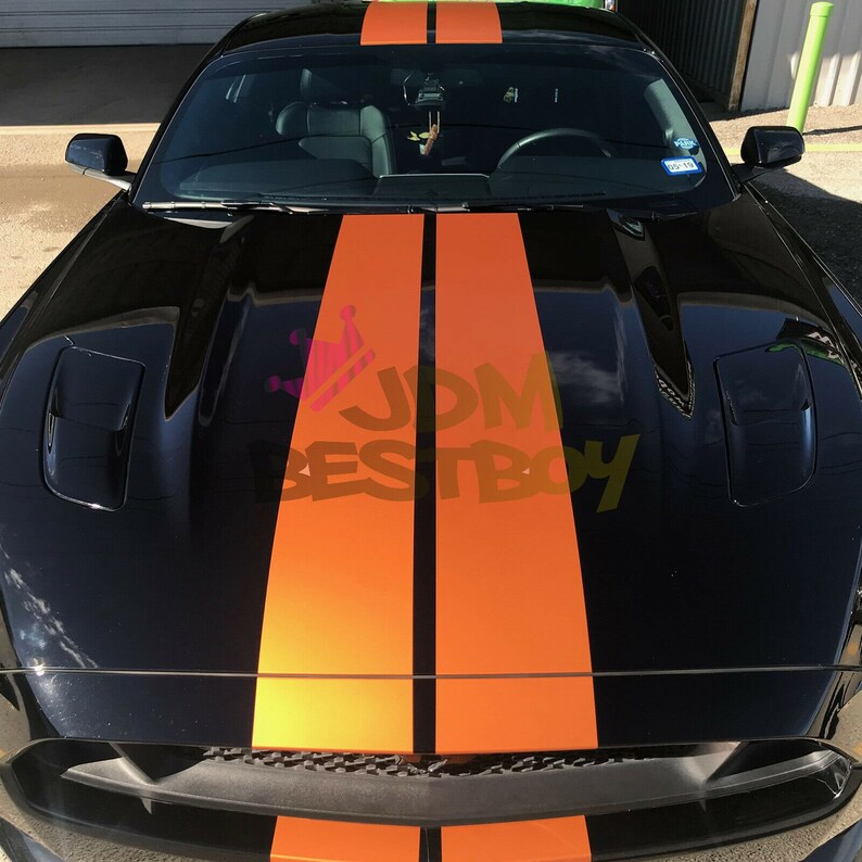 Free Kit Matte Color Racing Stripes Vinyl Wrap Rally Sticker - Etsy