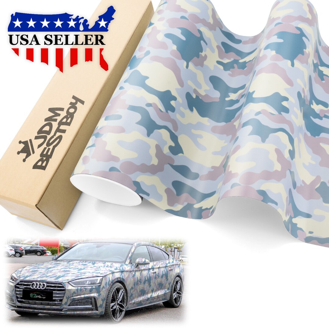 Forest Camouflage CAMO Matte Car Vehicle Vinyl Wrap Sticker Decal Air ...
