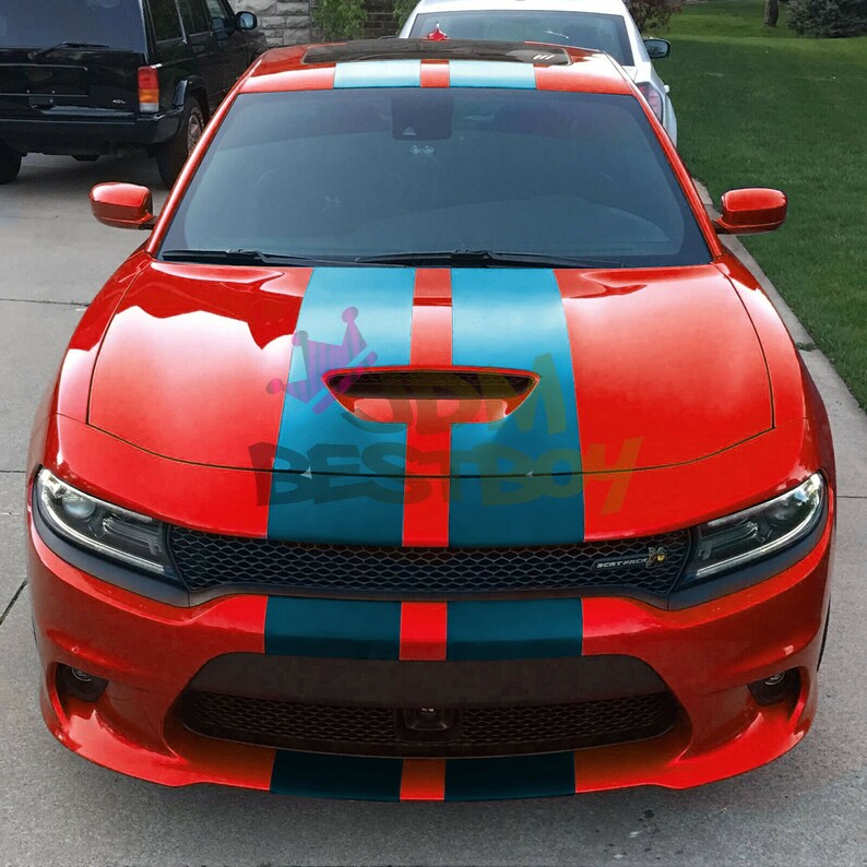Free Kit Matte Metallic Satin Pearl Racing Stripes Vinyl Wrap | Etsy