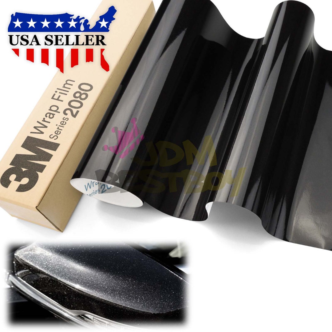 Gloss Black Metallic 3M 2080 Series G212 Car Vehicle Vinyl Wrap Sticker ...