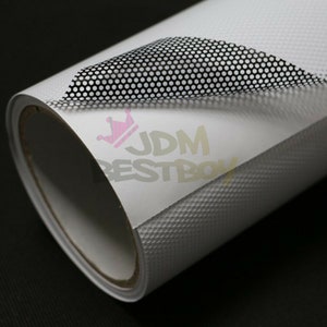 Premium White Perforated One Way Vision Print Media Vinyl Window ...