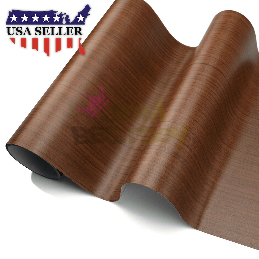 Teak Wood Grain Vinyl Wrap Sticker Car Home Kitchen Decoration 1539 - Etsy