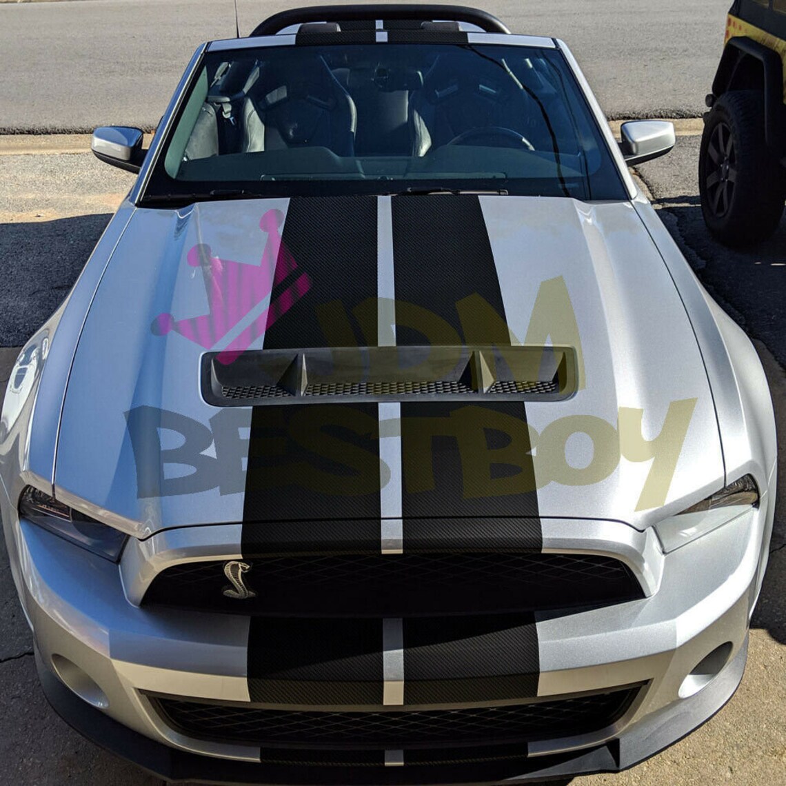 Free Kit 3D Matte Carbon Fiber Racing Stripes Vinyl Wrap Rally | Etsy