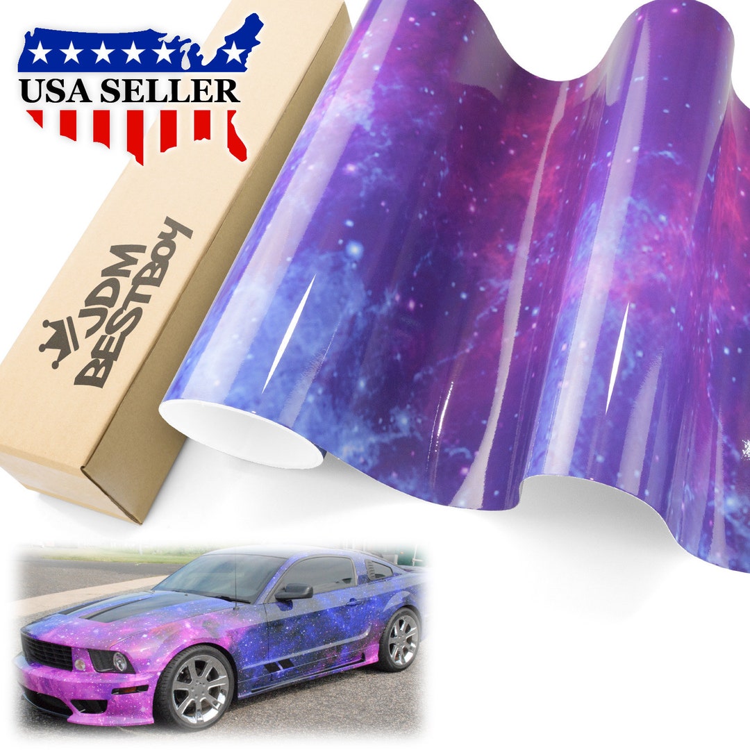 S15 Gloss Stardust Galaxy Graphic Wallpaper Car Vehicle Vinyl Wrap ...