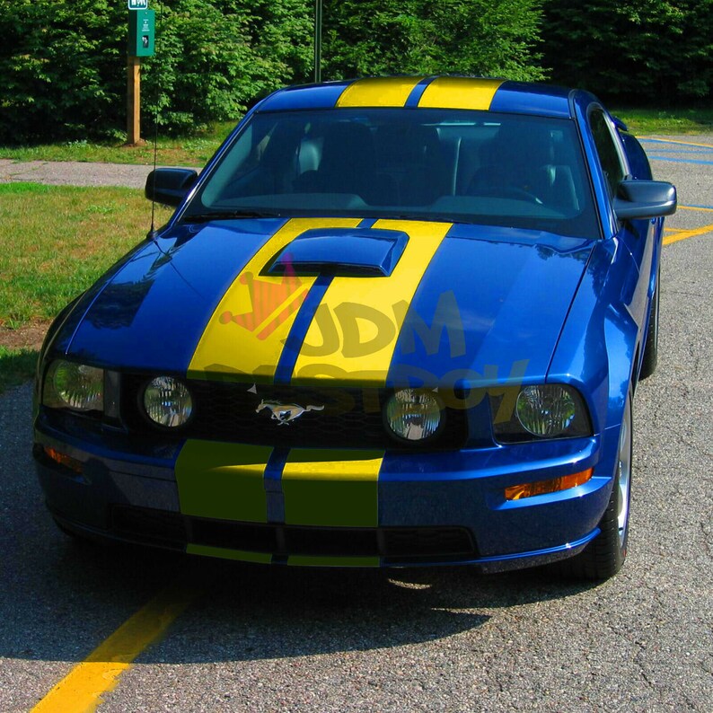 Free Kit Satin Chrome Metallic Matte Racing Stripes Vinyl Wrap - Etsy