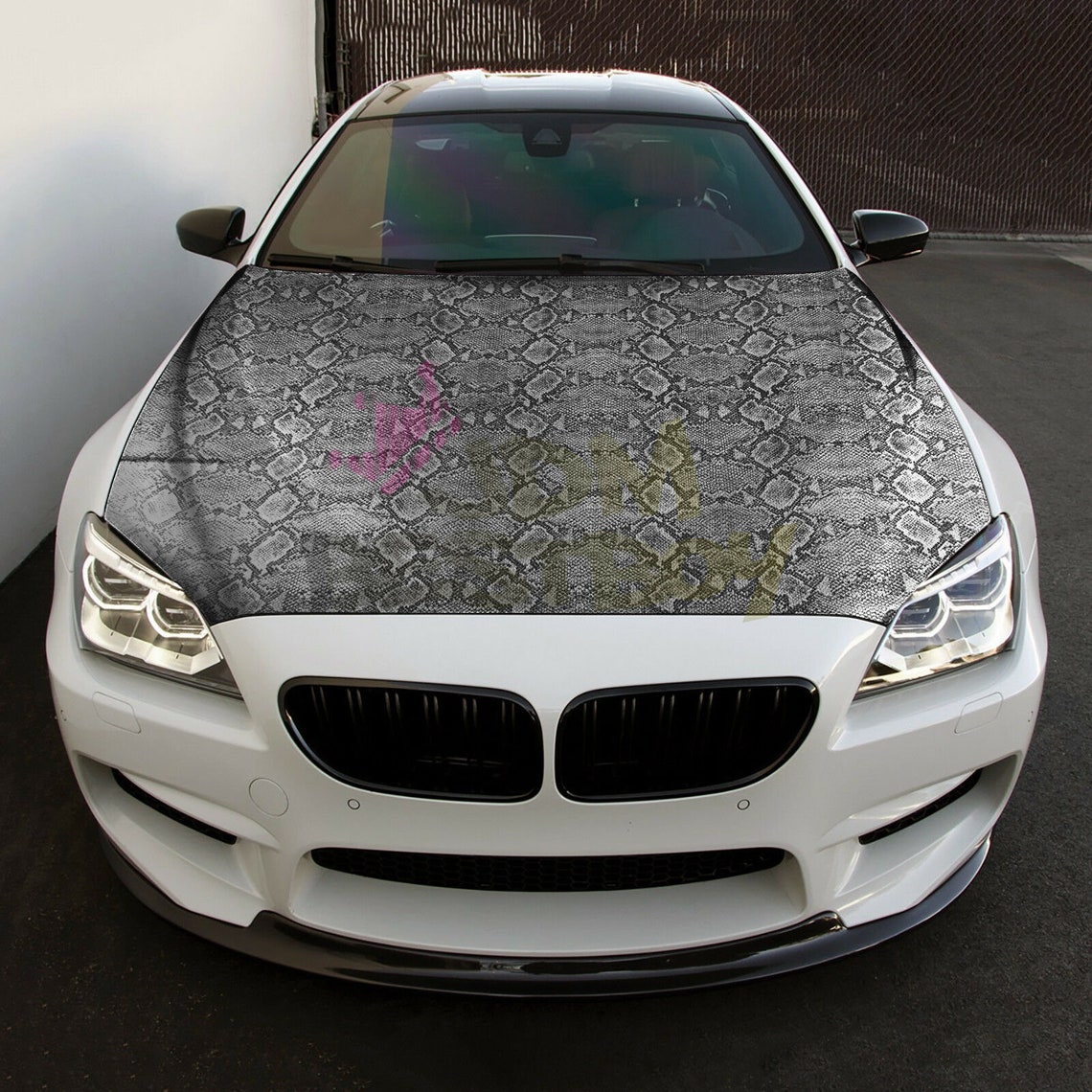 Texture Black Snake Skin Reptiles Leather Vinyl Wrap Sticker - Etsy