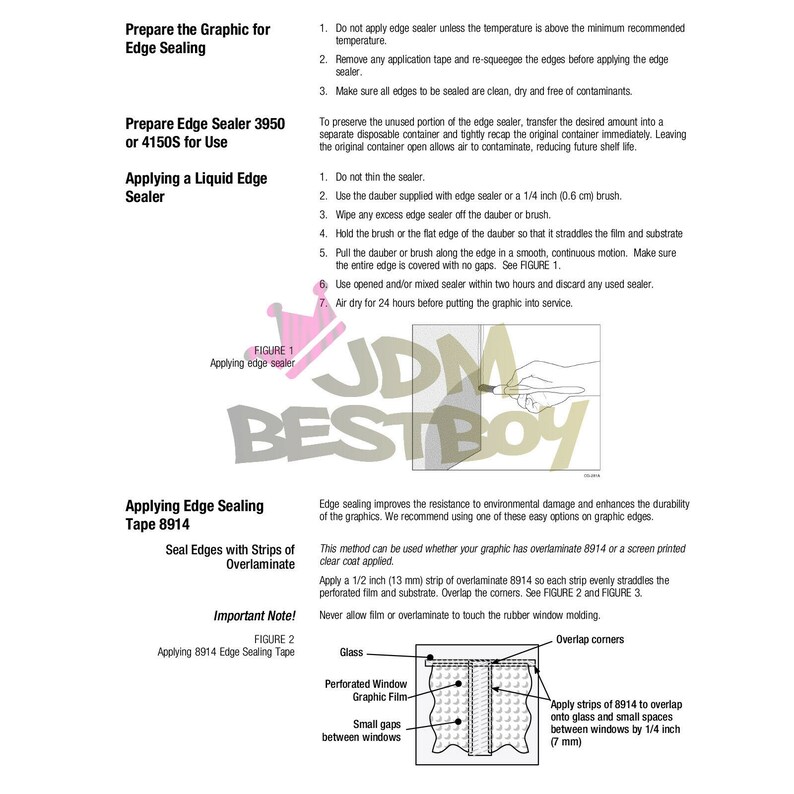 3M™ 8914ES/8520ES Edge Sealing Tape Gloss Matte for Vinyl Wrap - Etsy