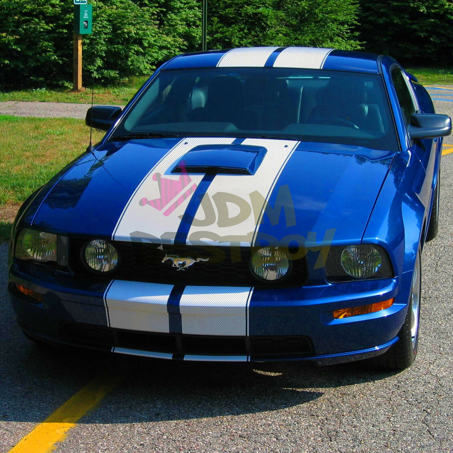 Free Kit 3D Matte Carbon Fiber Racing Stripes Vinyl Wrap Rally | Etsy