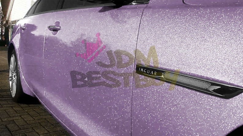 High Gloss Glitter Light Purple Sparkle Vinyl Wrap For Car | Etsy