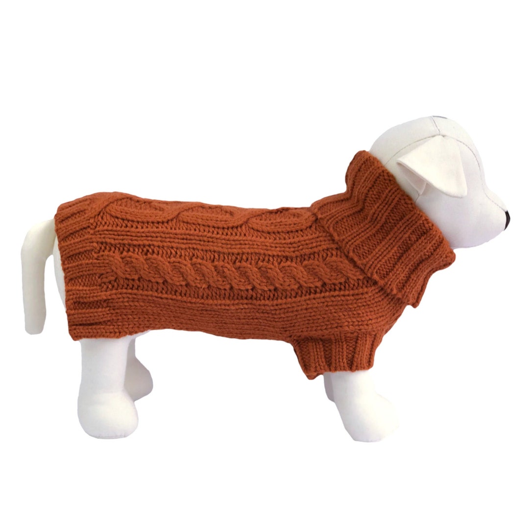 Coco Cable Dog Sweater/ Dog Jumper - Sienna - Etsy