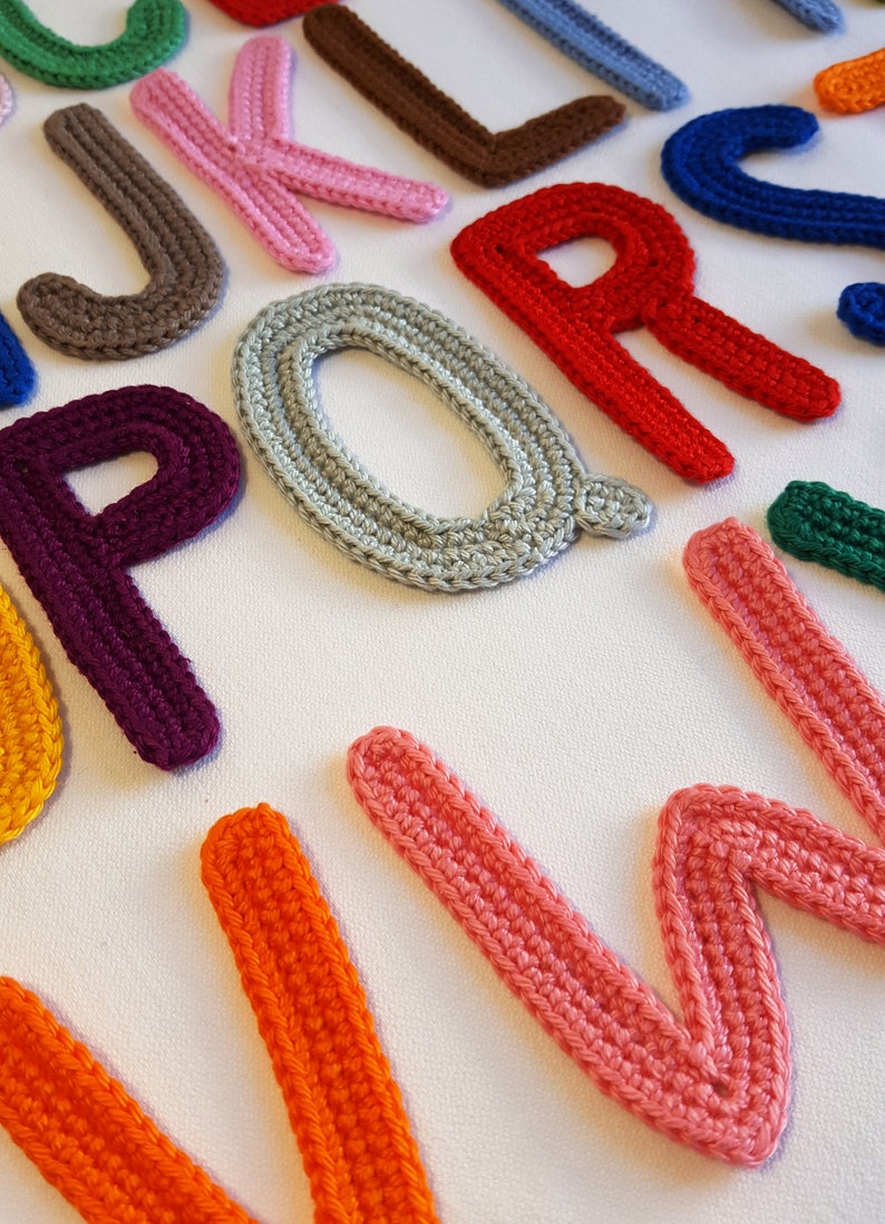 Letters Letters Crochet Letters Crochet Letters Crochet - Etsy