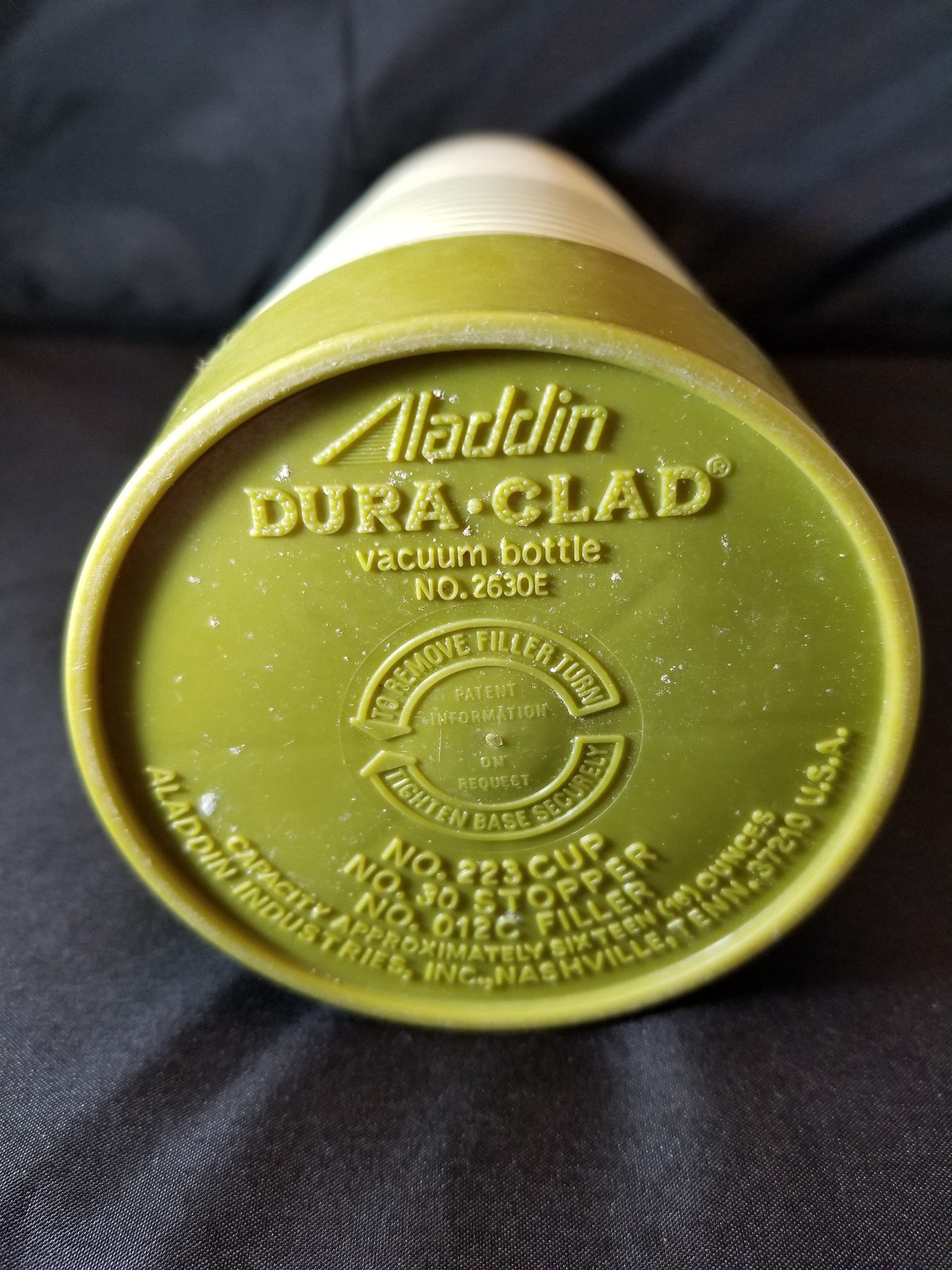 Aladdin Dura Clad Verde y Blanco 2630E Thermos / 1980's - Etsy España
