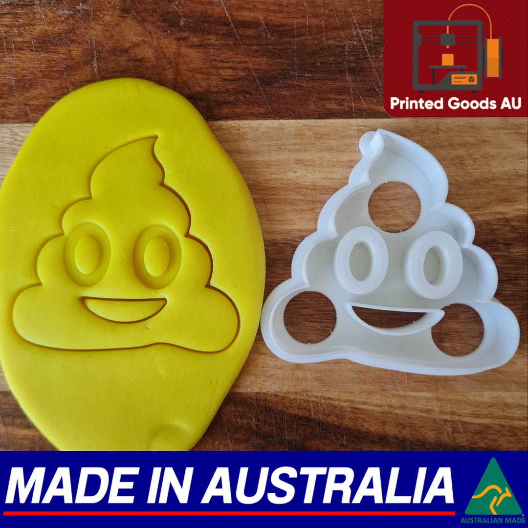 Poop Emoji Poo Cookie Cutter Embosser Stamp Biscuit Fondant Cutters - Etsy