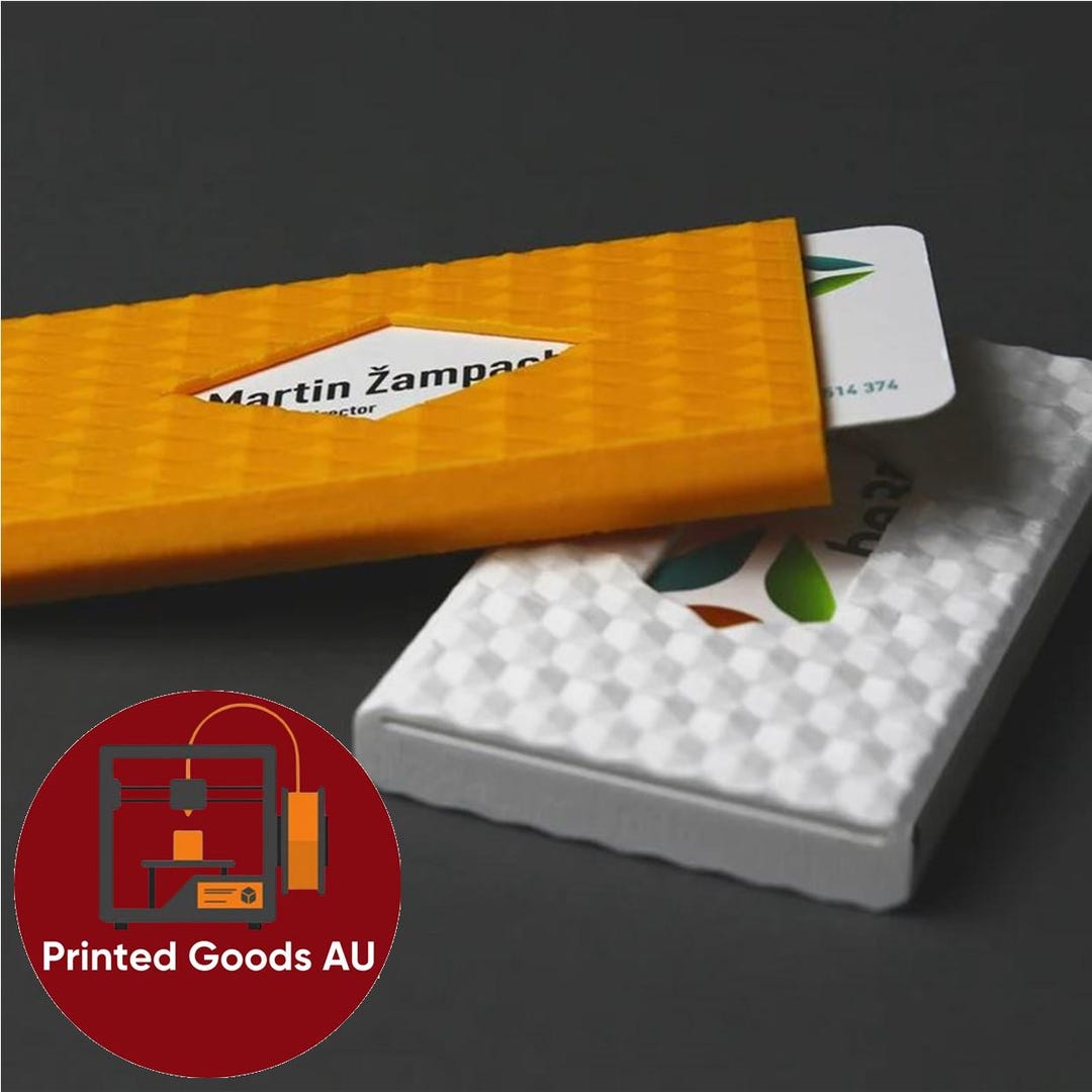 Spring-loaded Business Card Case - Textured - Etsy