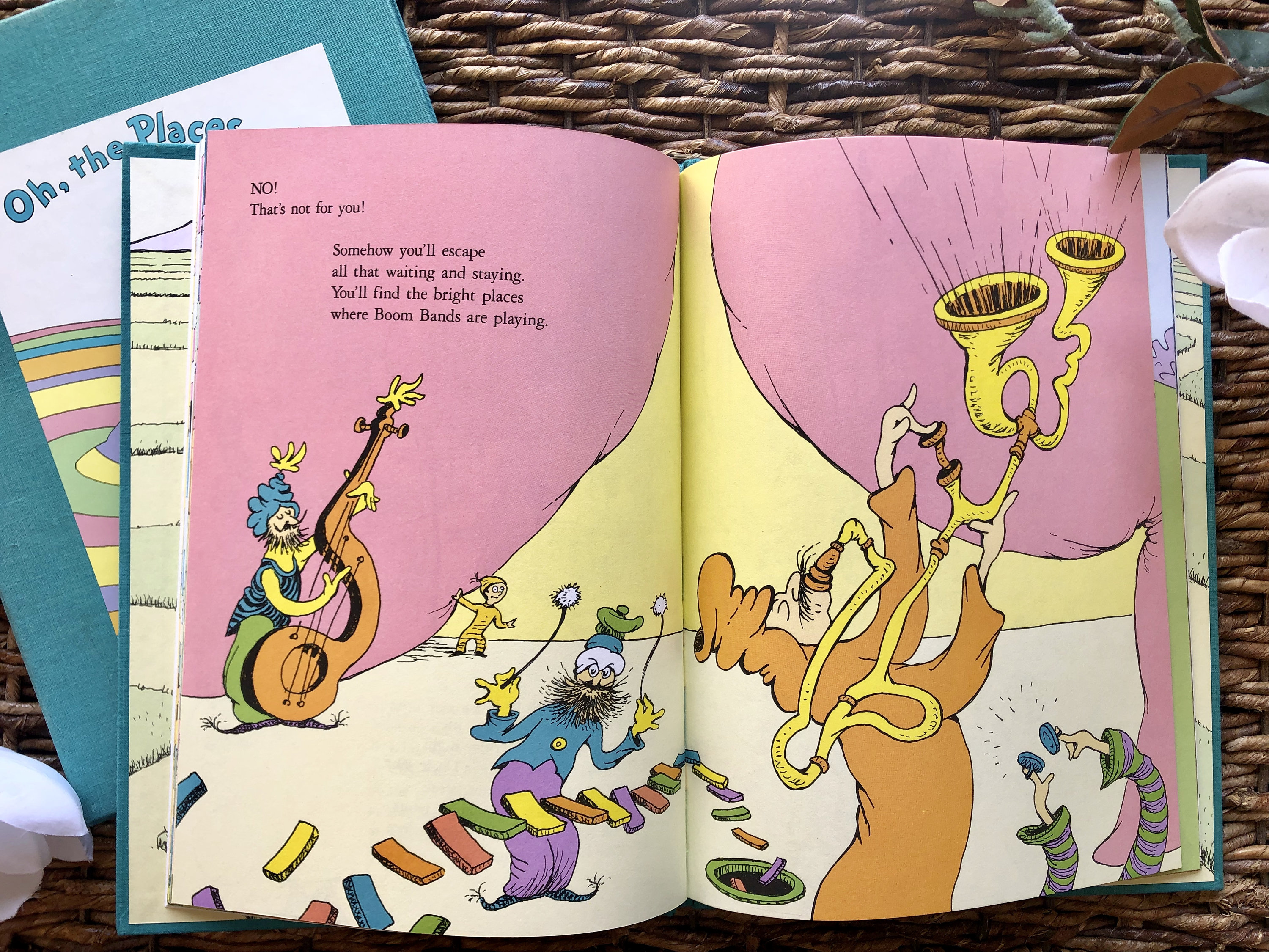 Oh, the Places You'll Go by Dr. Seuss 1990 With Book Sleeve - Etsy