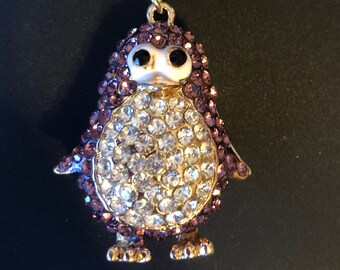 Penguin Keychain - Etsy