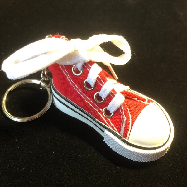 Tennis Shoe Keychain - Etsy