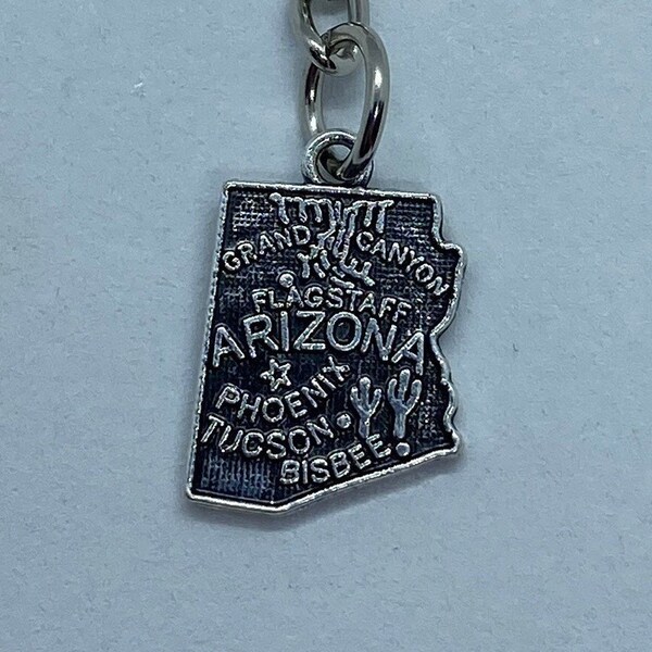 Arizona State Keychain - Etsy