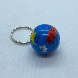 Globe Keychain - Etsy