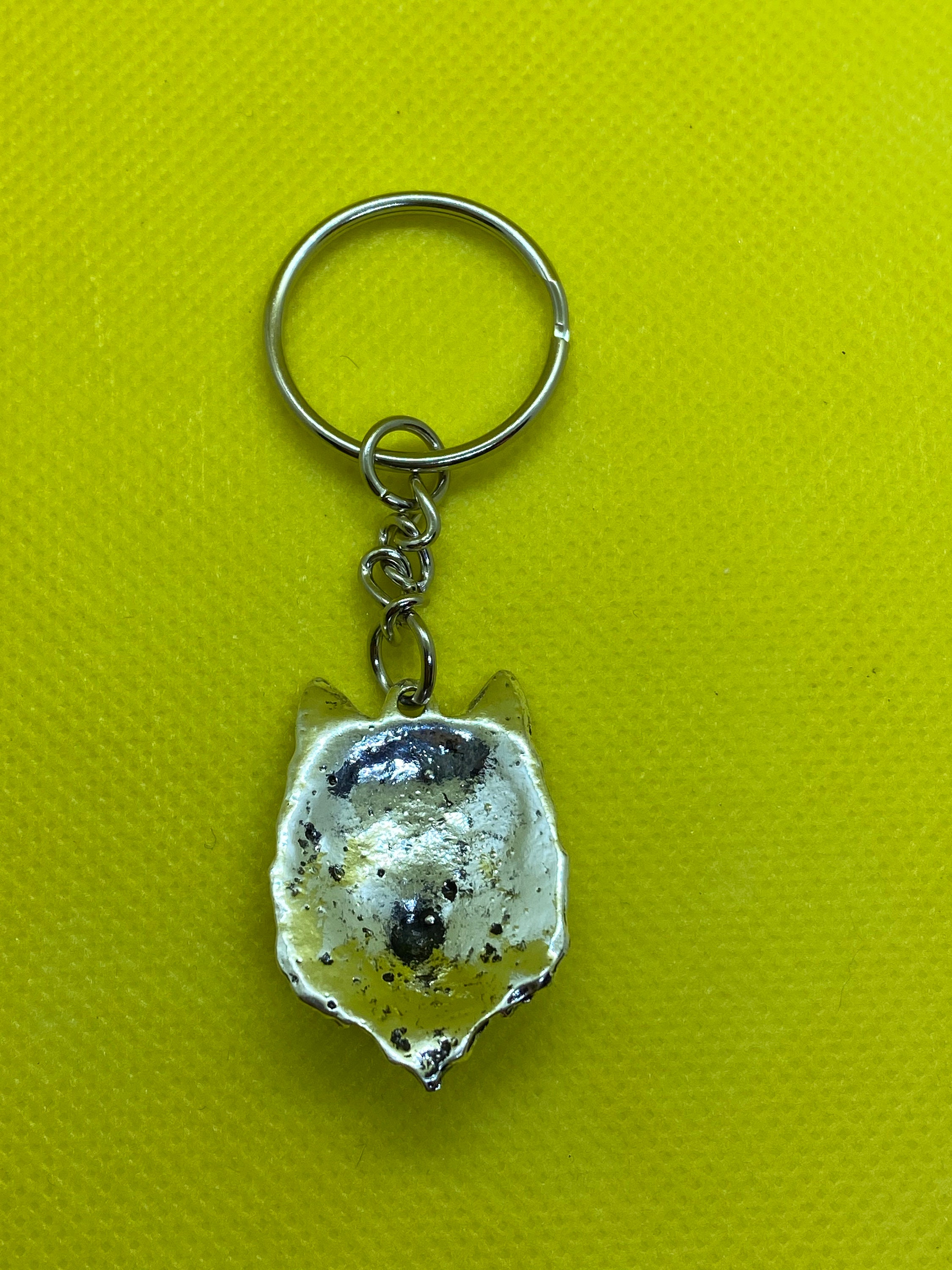 Vintage Looking Silver Wolf | Etsy