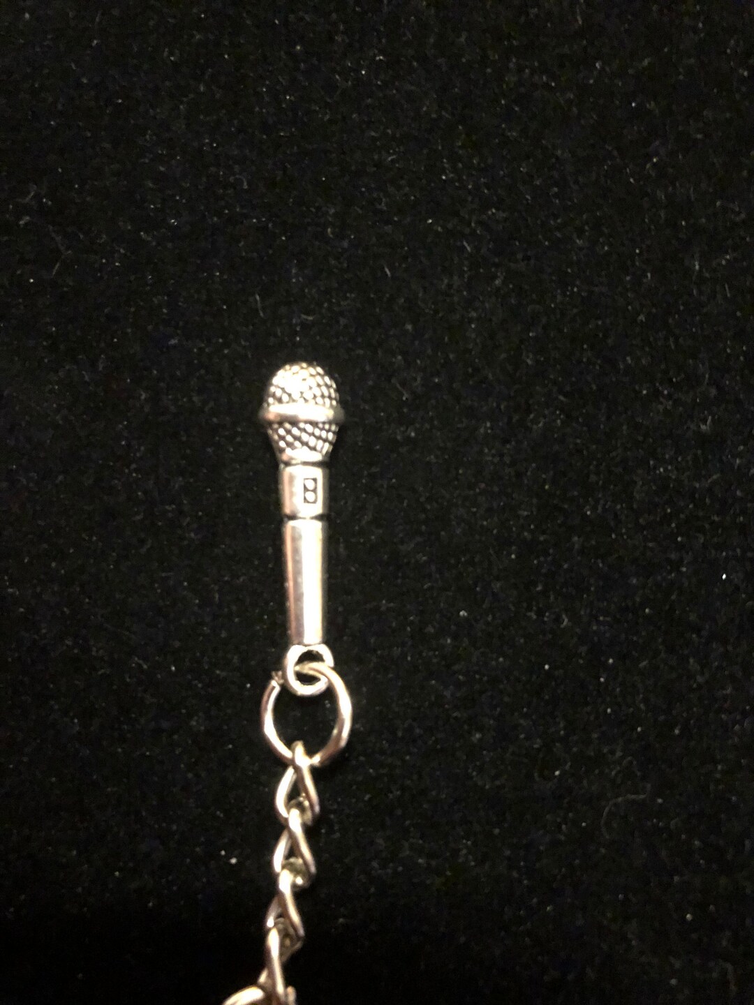 Miniature Microphone Keychain - Etsy