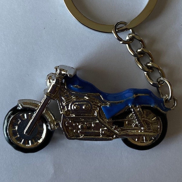 Motorcycle Keychain - Etsy