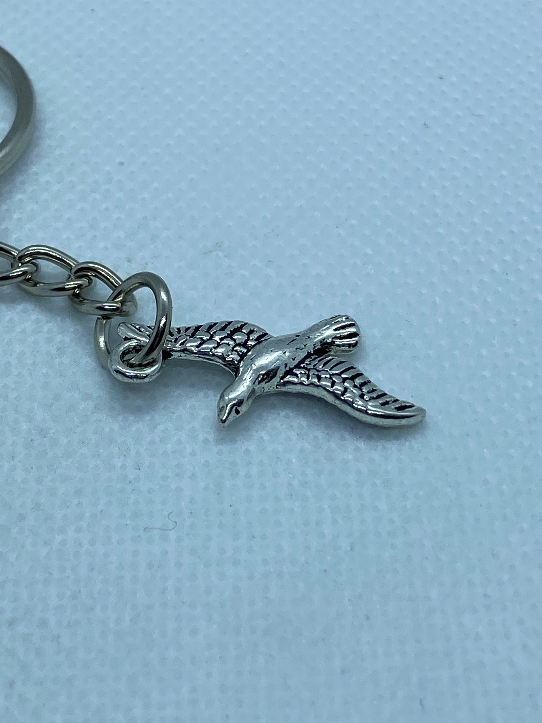 Miniature Silver Flying Bird | Etsy