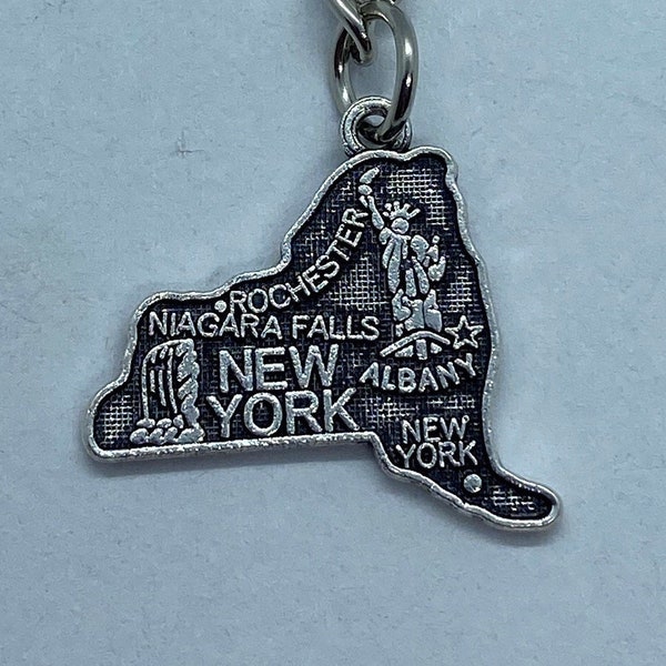 New York Keychain - Etsy