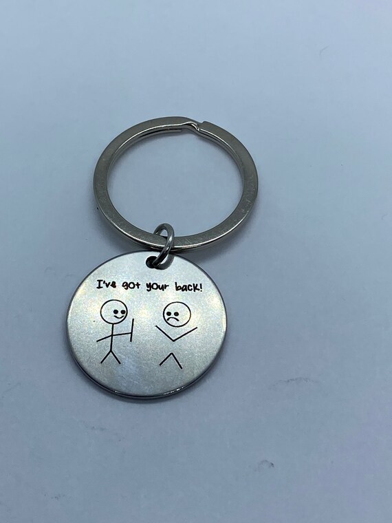 Quote i've Got Your Back Stick Figures no | Etsy UK