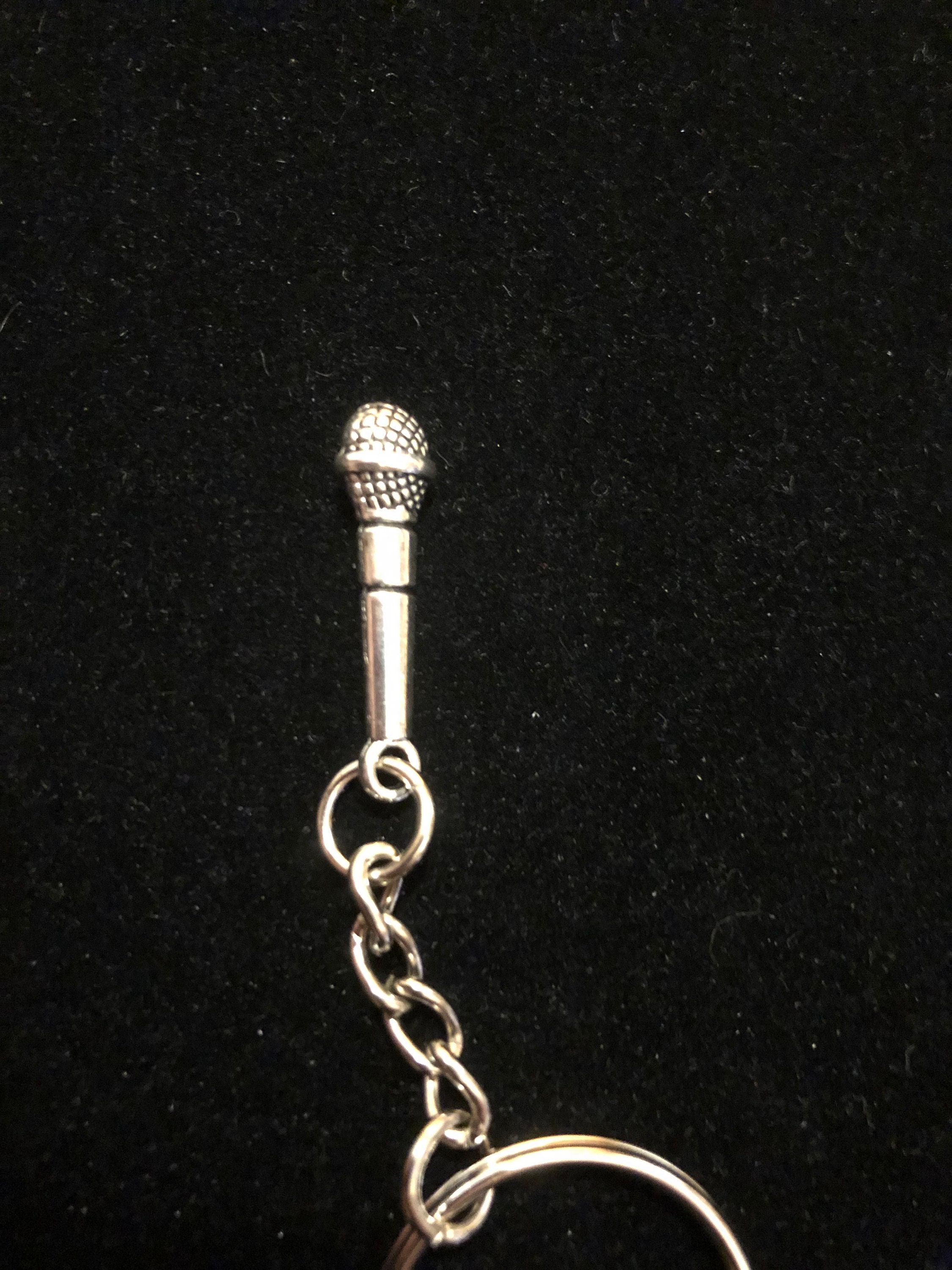Miniature Microphone Keychain | Etsy