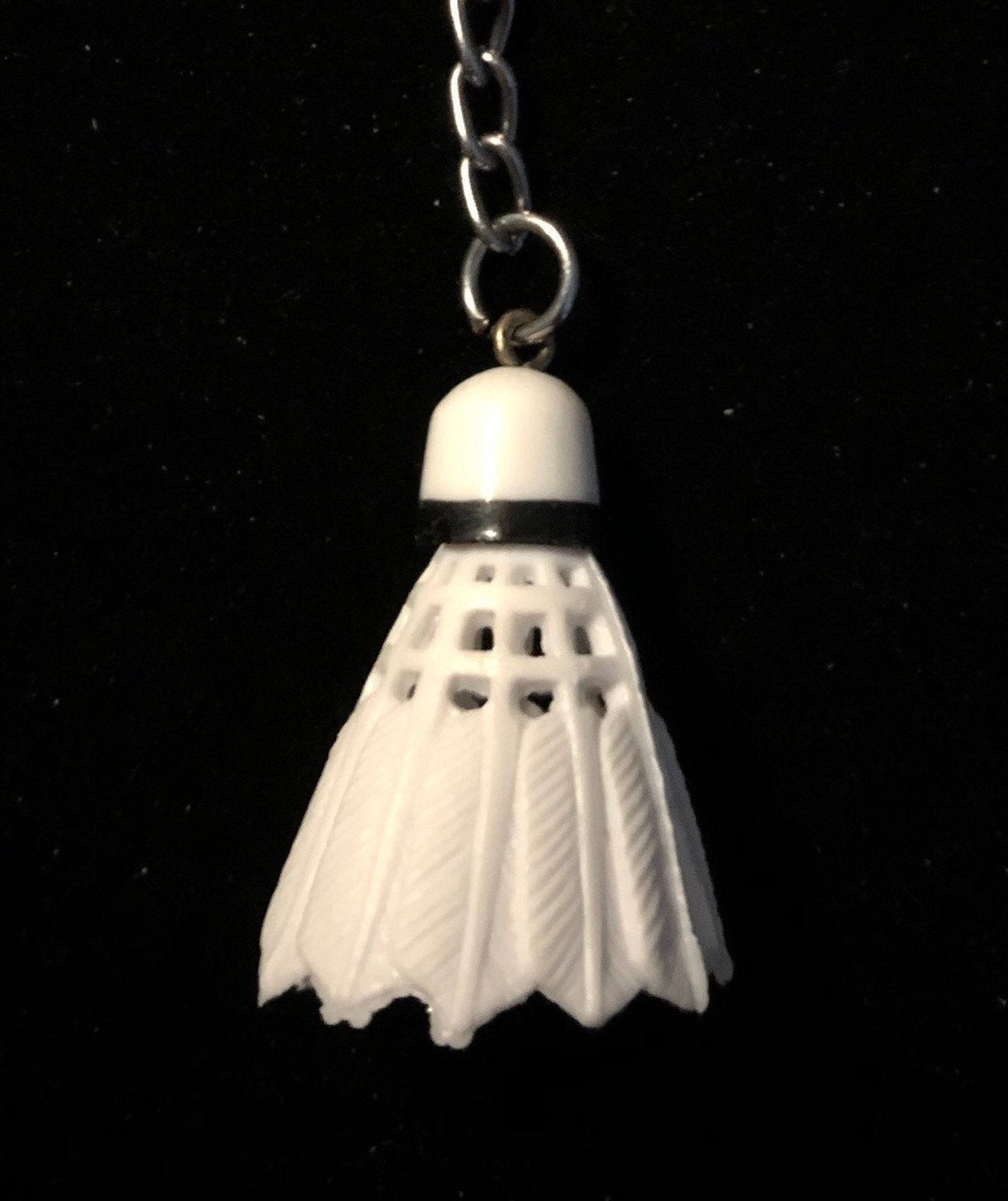Badminton/shuttlecock Birdie Keychain Plastic - Etsy