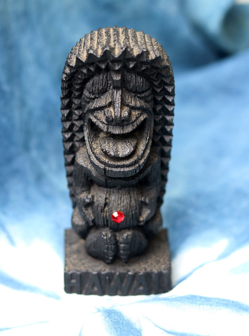 1973 A Hip Original Tiki Hawaii Happy God Statue Figurine | Etsy