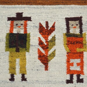 Vintage Cepelia Polish Wool Tapestry: Folk Art Costume Wall Hanging - Etsy