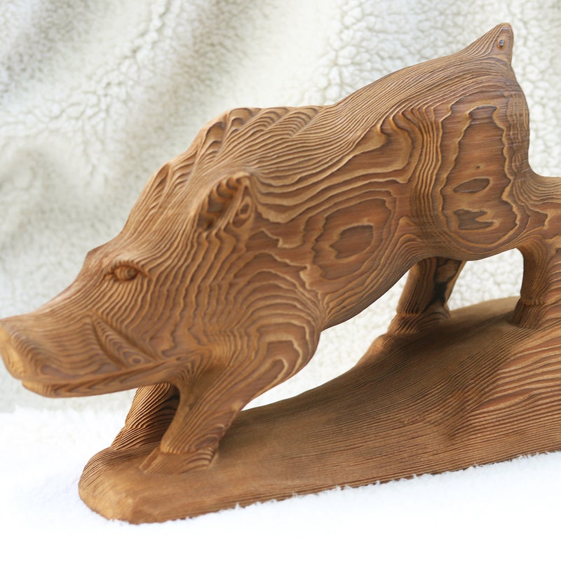 Wild Boar Carving - Etsy UK