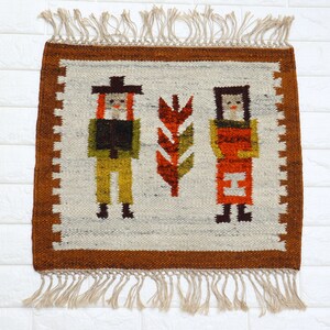 Vintage Cepelia Polish Wool Tapestry: Folk Art Costume Wall Hanging - Etsy