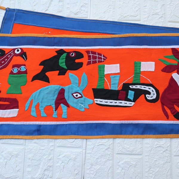 Benin Applique Banner - Etsy
