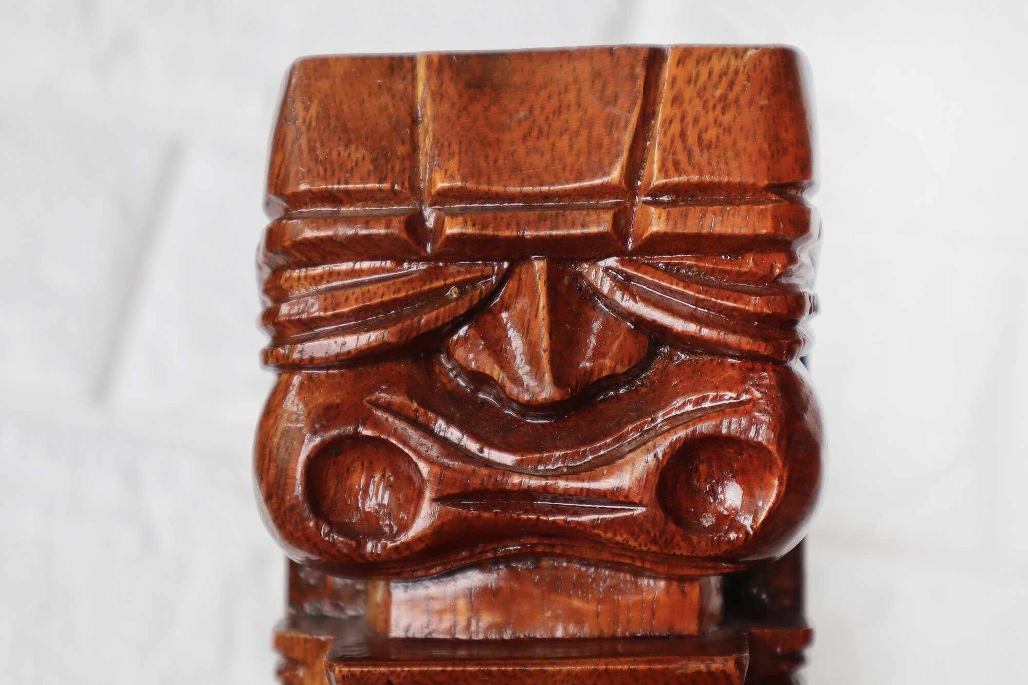 Vintage Wood Carved Hawaii Ku Tiki God Figurine Statue. - Etsy Singapore
