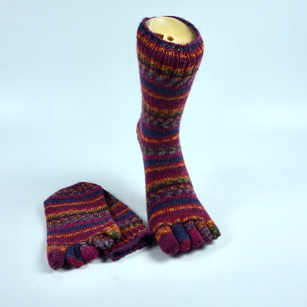 Hand Knit Socks - Etsy