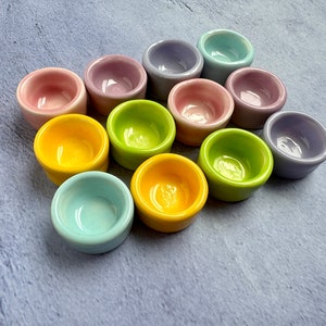Watercolor Palette Pastel Rainbow Ceramic Watercolor Pans Set of 12 ...