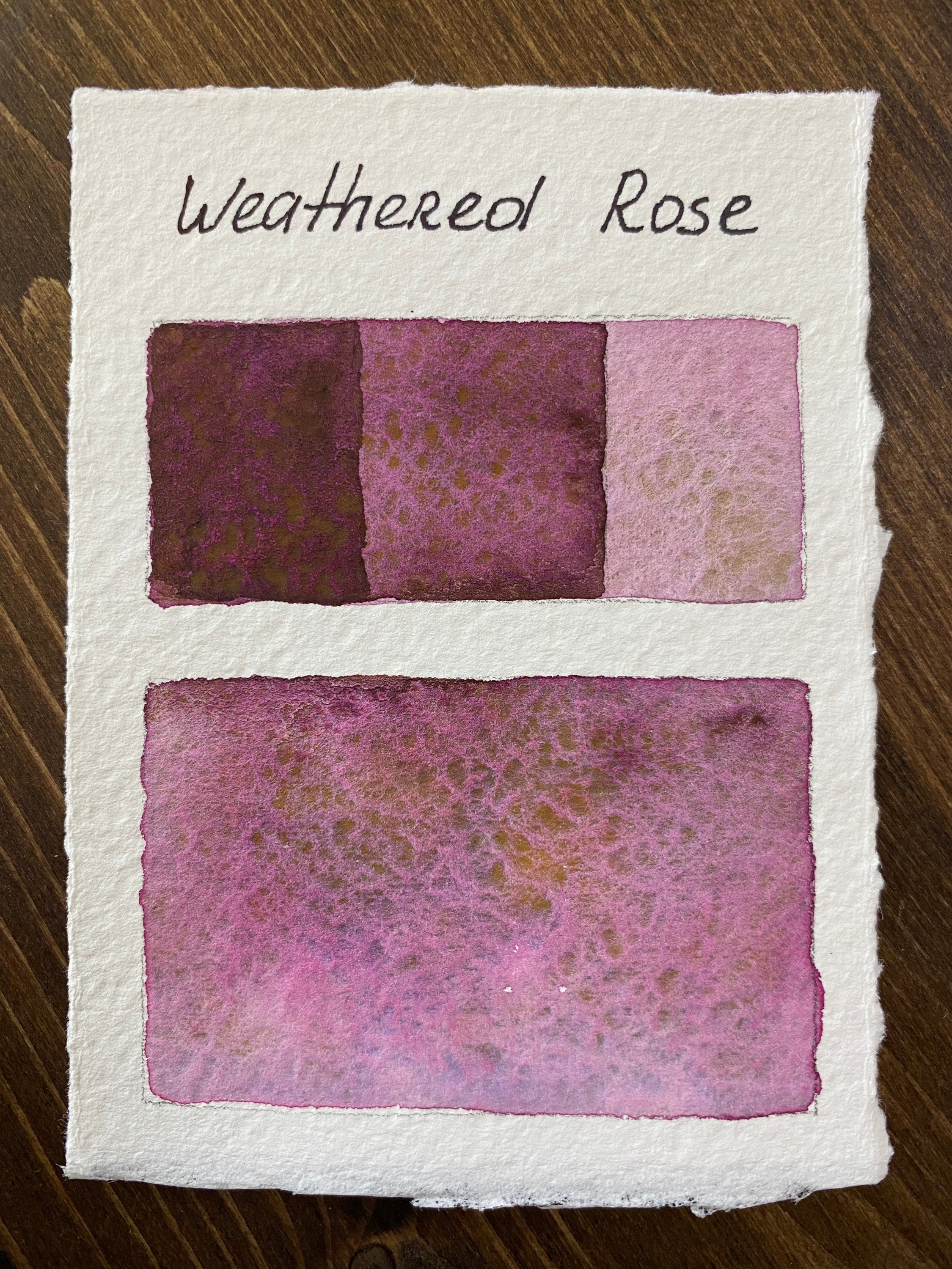 Handmade Weathered Rose Granulating Watercolor - Etsy