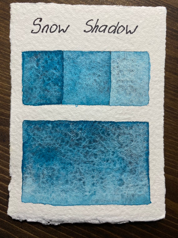 Handmade Shadow Snow Granulating Watercolor - Etsy